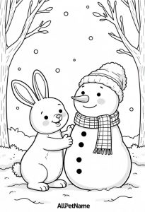 Bunny Coloring Pages: Easy Easter Outlines Free Printable Sheets ...