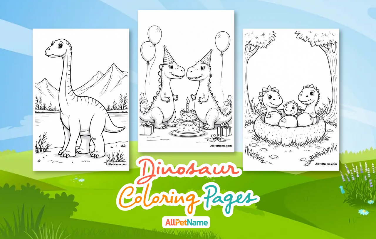 Dinosaur Coloring Pages – Free & Easy Printables for Kids & Adults ...